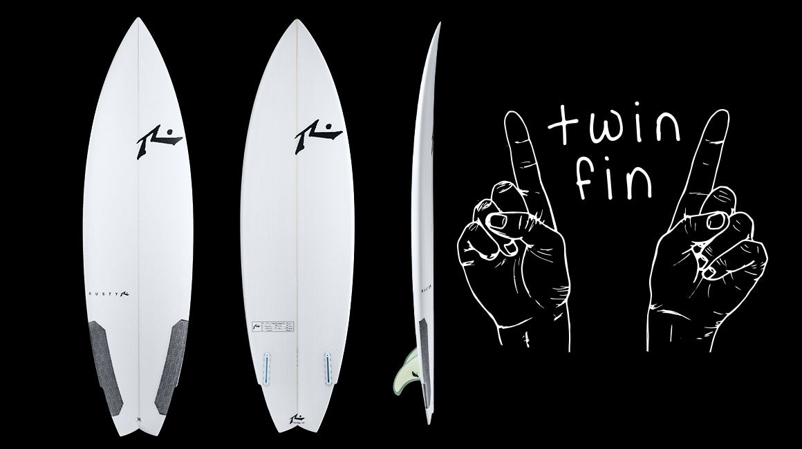 Rusty Introduces the Twin Fin, New for 2017 - Rusty Surfboards