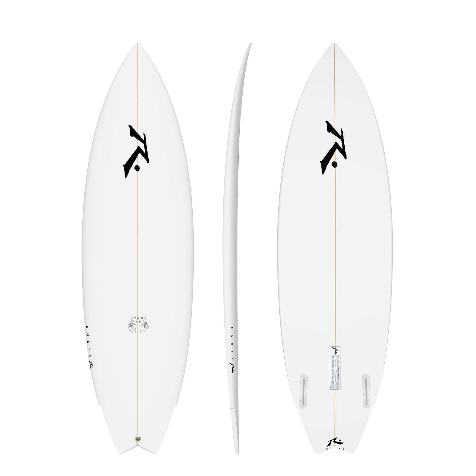 Twin Fin - Rusty Surfboards